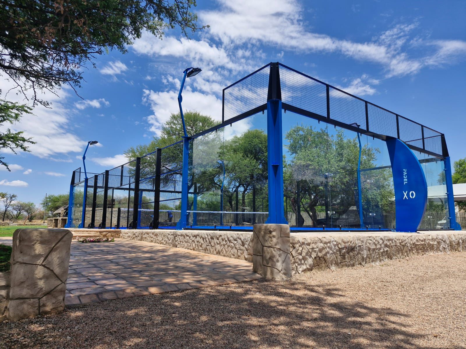 Locally Produced Padel XO Court Completed by Play Outdoor for Our Clie