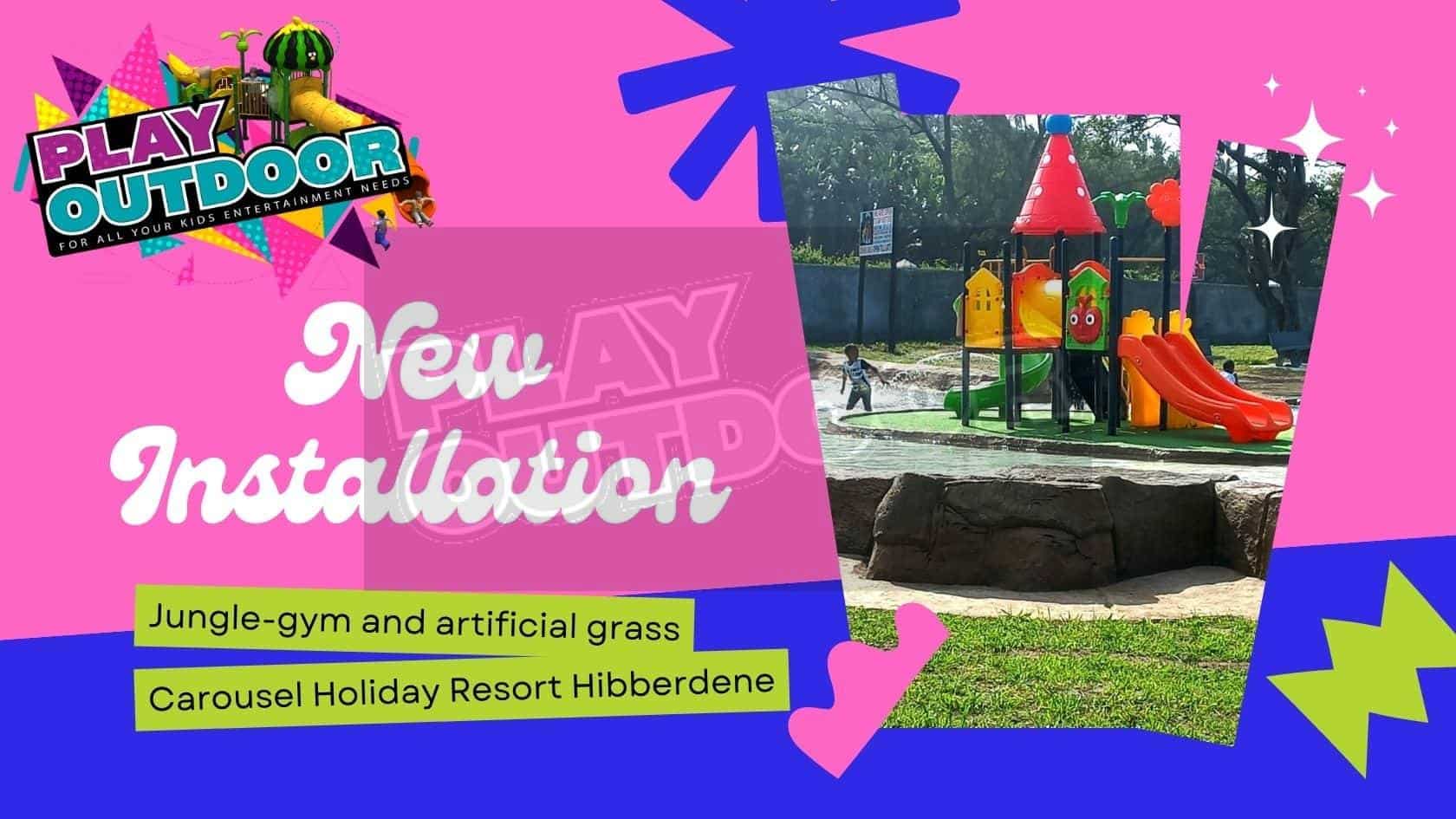 Introducing Play Outdoor's Waterpark Jungle Gym at Carousel Holiday Re