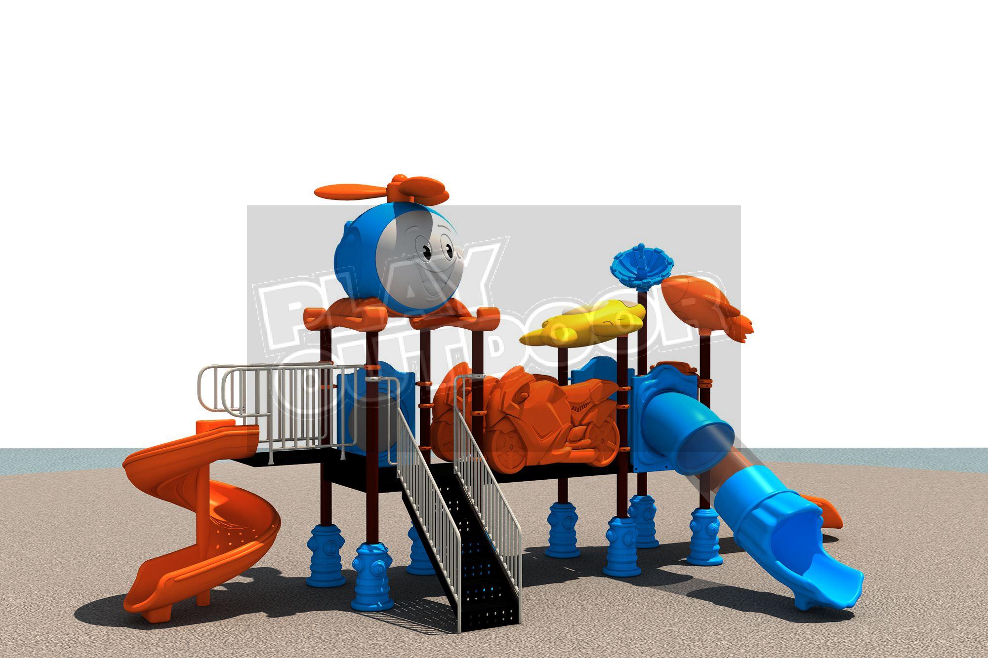 Cartoon Helicopter | APOP30-FJ01 – Play Outdoor