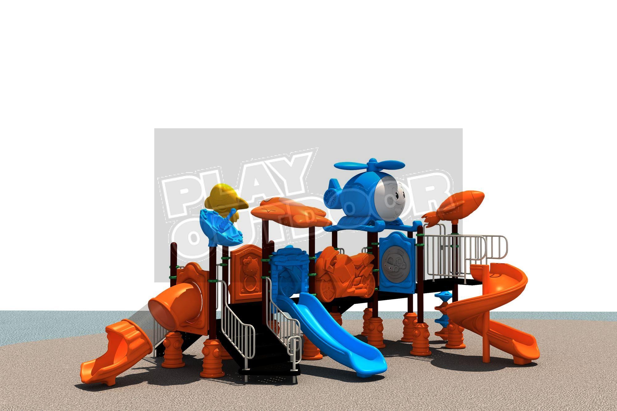 Cartoon Helicopter | APOP30-FJ23 – Play Outdoor